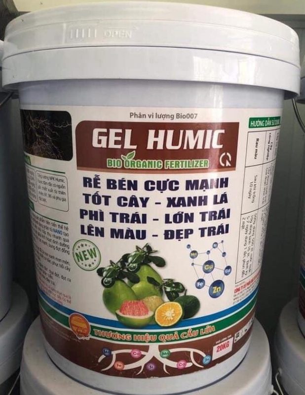 Gel Humic Quả Cầu Lửa - Phân bón Bio Long An